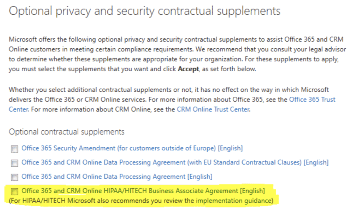 3 Steps to a Microsoft Business Associate Agreement