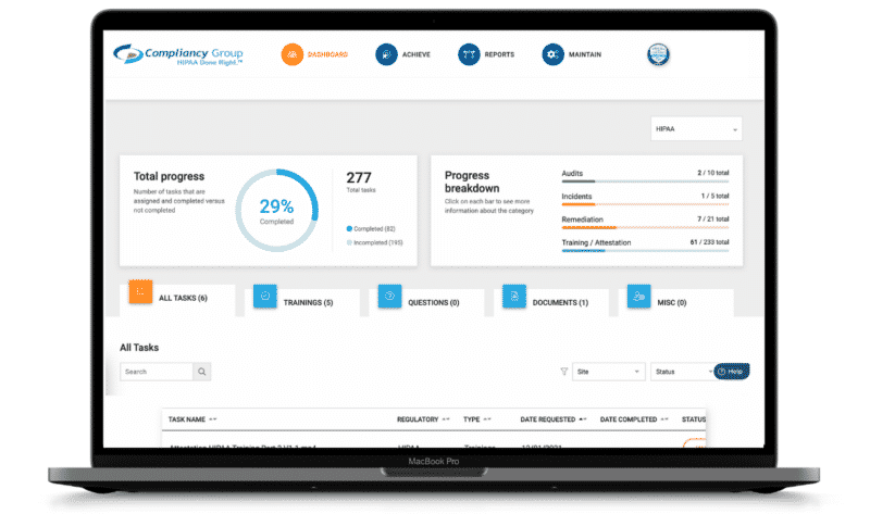 Software overview - Compliancy Group